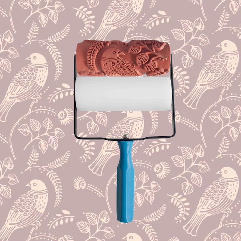 Paint Roller With Pattern - Etsy