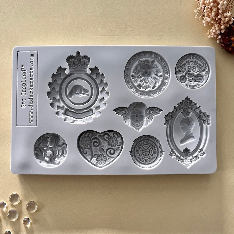 Ancient Emblems Silicon Mold 5inchx 8inch by Get Inspired - Etsy