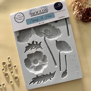 Spring is Here Silicon Mold 6x8inch GI3DM121 by Get Inspired - Etsy