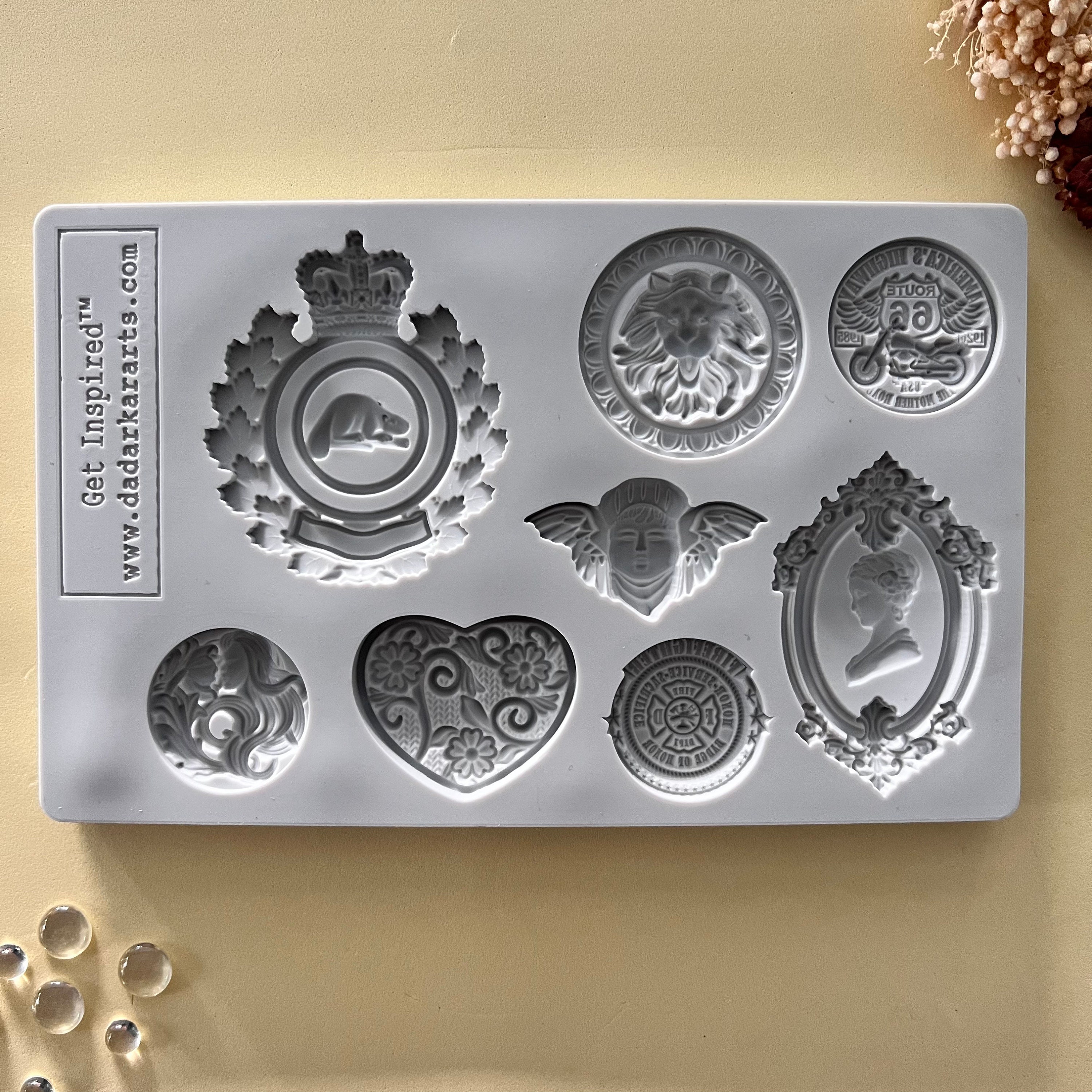 Ancient Emblems Silicon Mold 5inchx 8inch by Get Inspired - Etsy