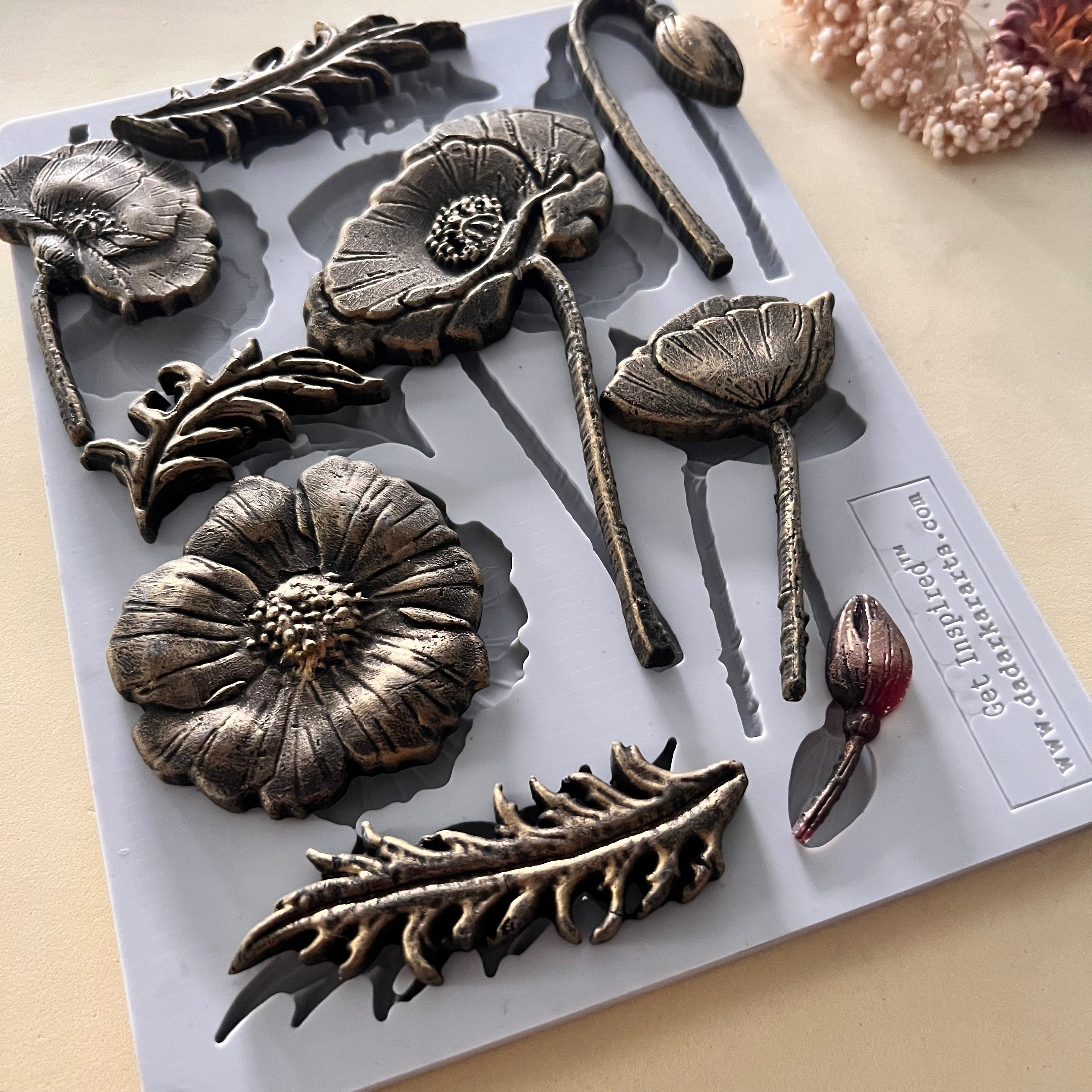 Spring is Here Silicon Mold 6x8inch GI3DM121 by Get Inspired - Etsy