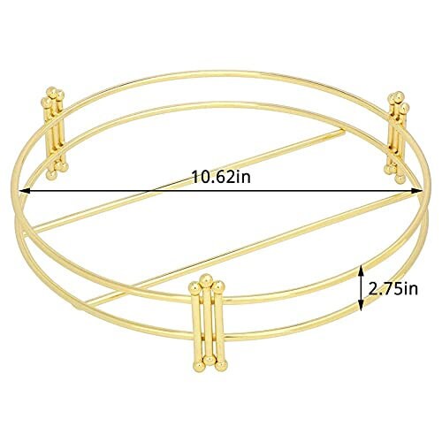 Round Metal Frame for Resin Tray Gartful Large Tray Frame for Geode ...