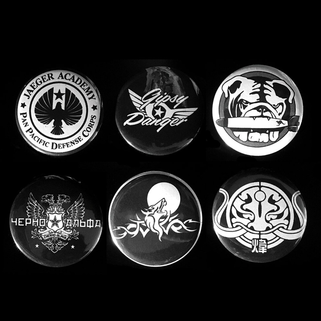 Pacific Rim PPDF Jaeger Set of Pinback Buttons, Magnets or Keychains - Etsy