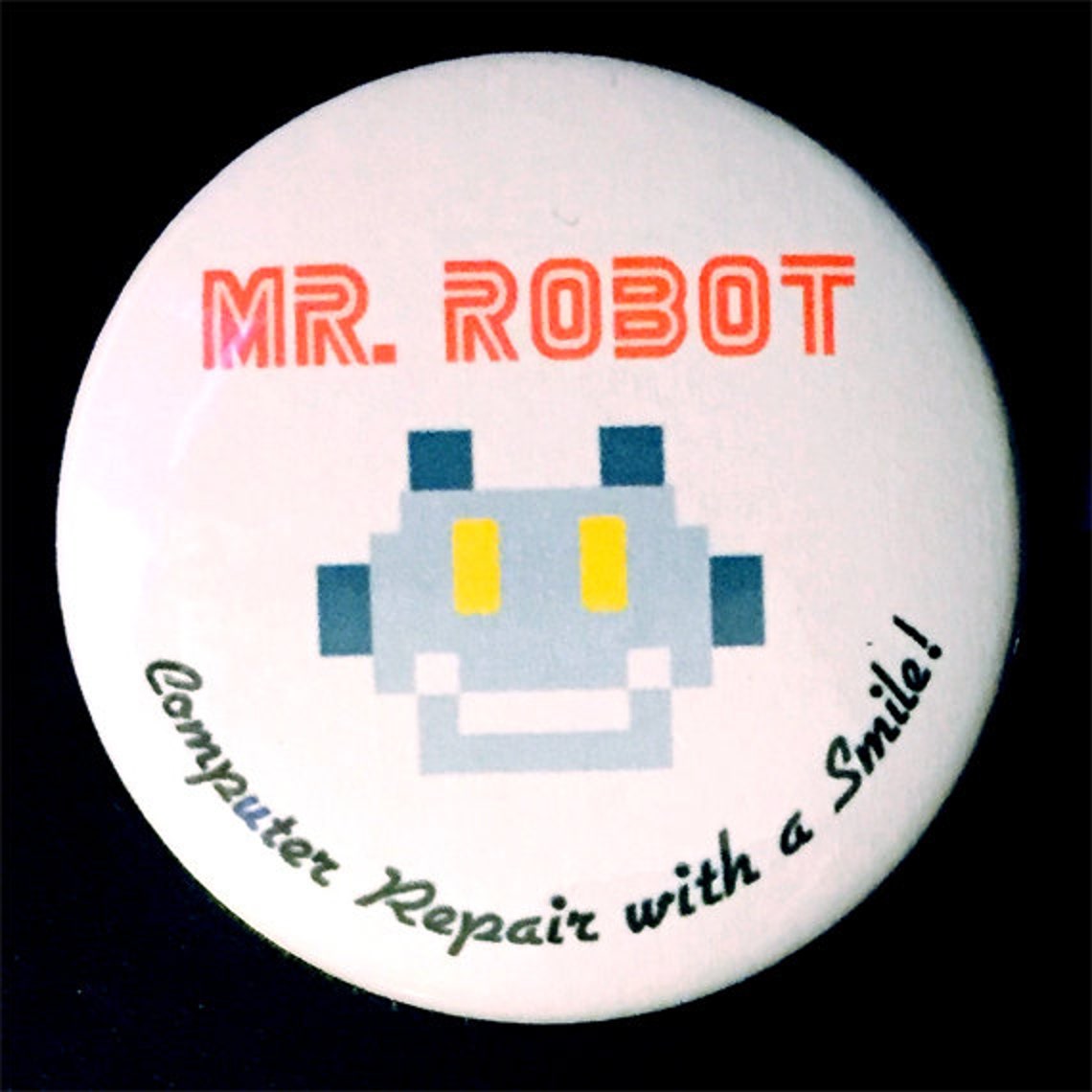 Mr. Robot Set of Buttons Magnets or Stickers | Etsy