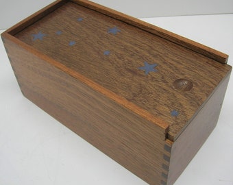 Wood Box Sliding Top - Etsy
