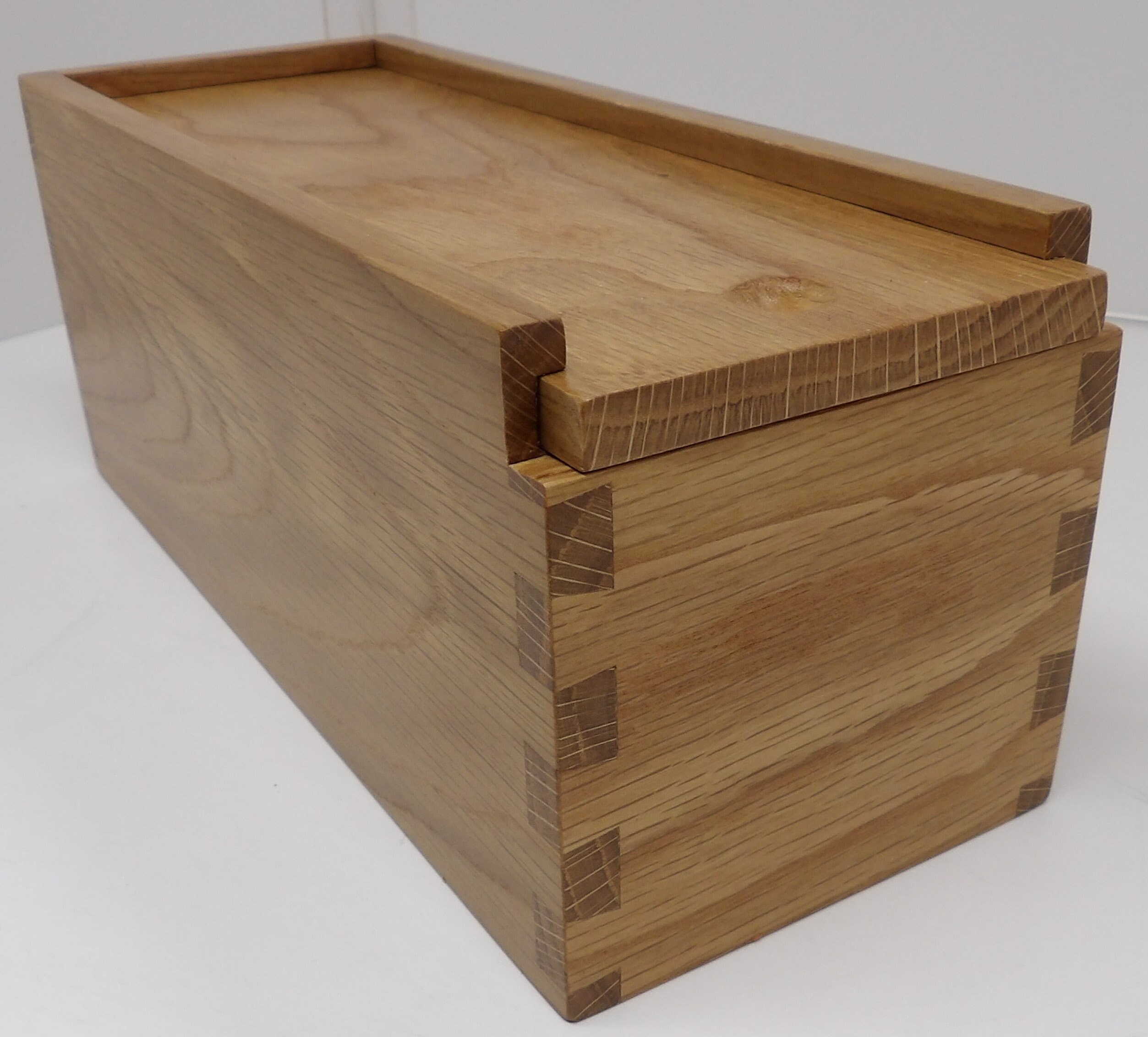 Oak Sliding Top Box. Made of Re-purposed Wood. - Etsy