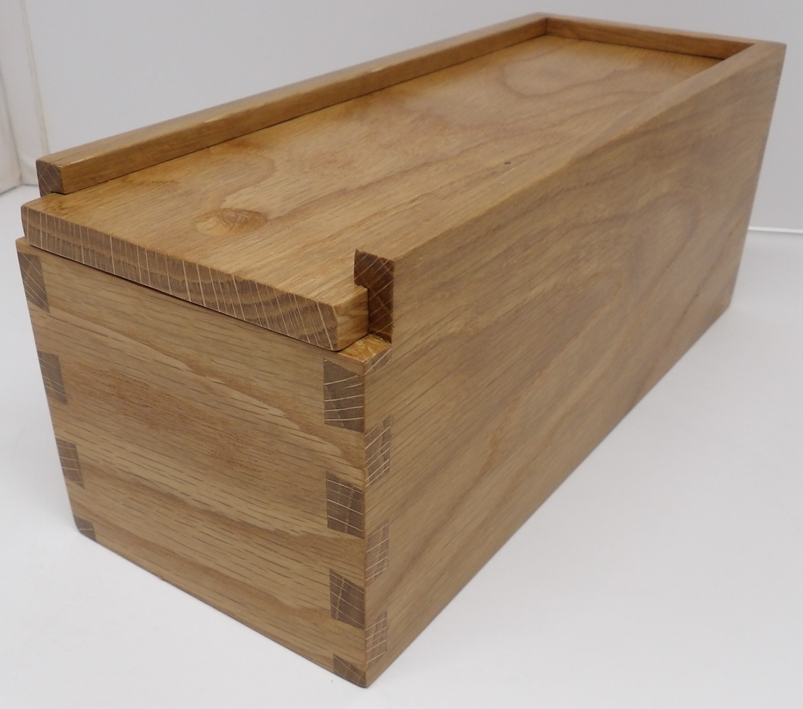 Oak Sliding Top Box. Made of Re-purposed Wood. - Etsy