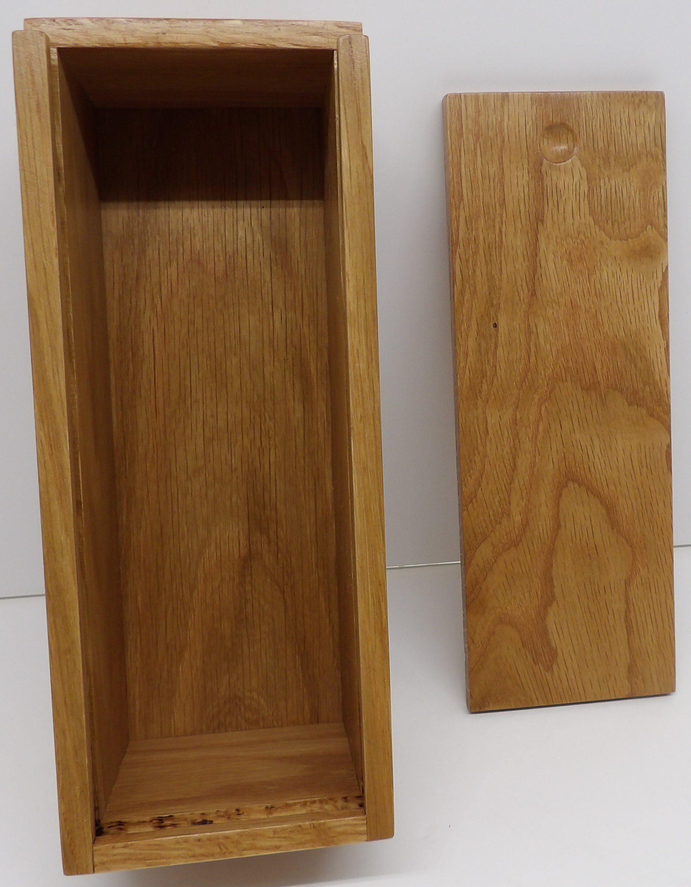 Oak Sliding Top Box. Made of Re-purposed Wood. - Etsy