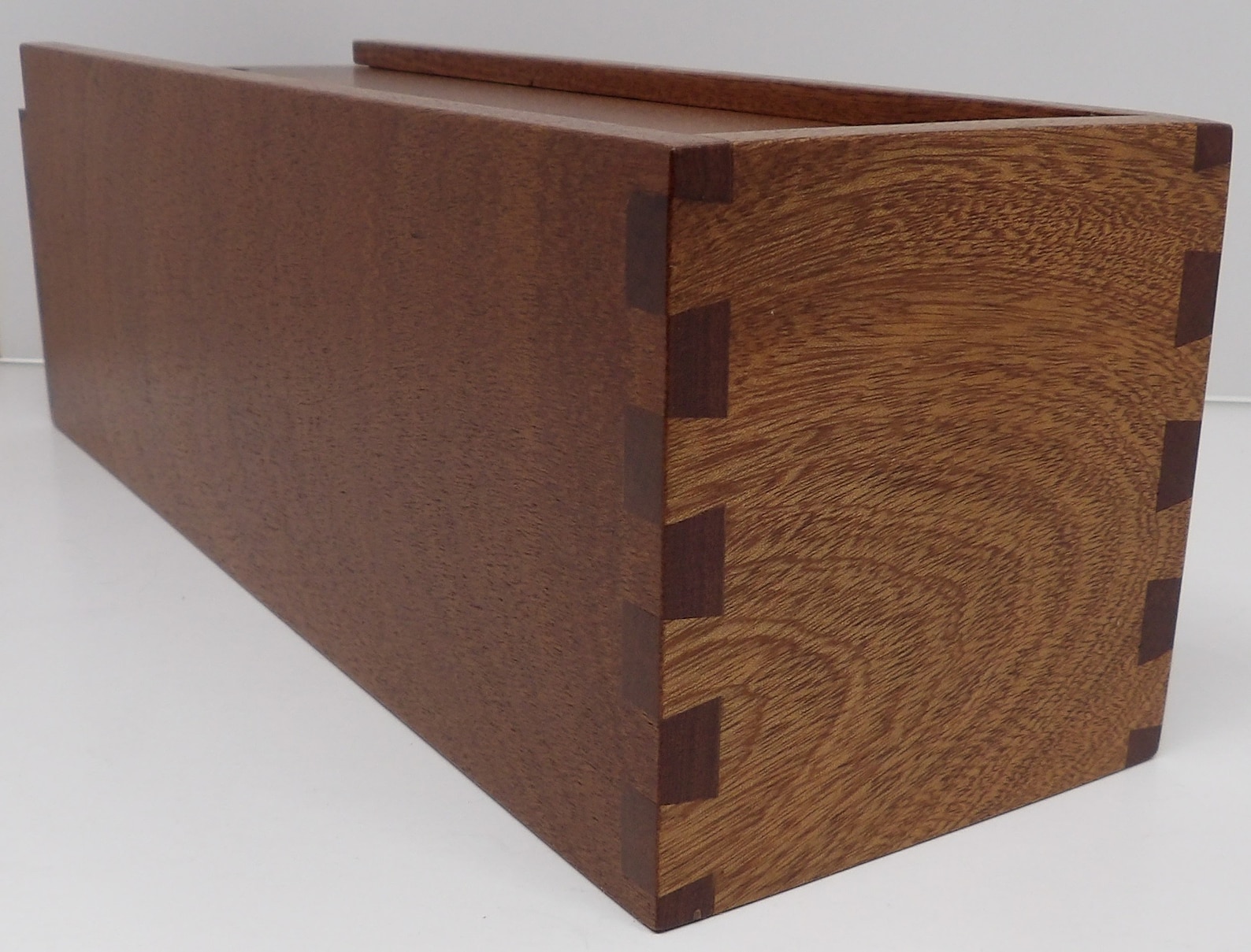Sapele Sliding Top Box Made of Re-purposed Wood. - Etsy