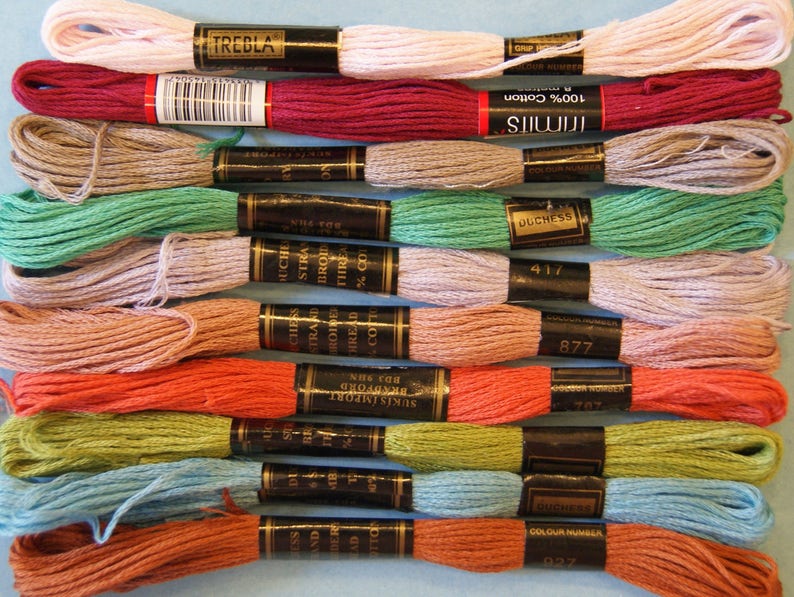 Embroidery Thread Bundle - Etsy