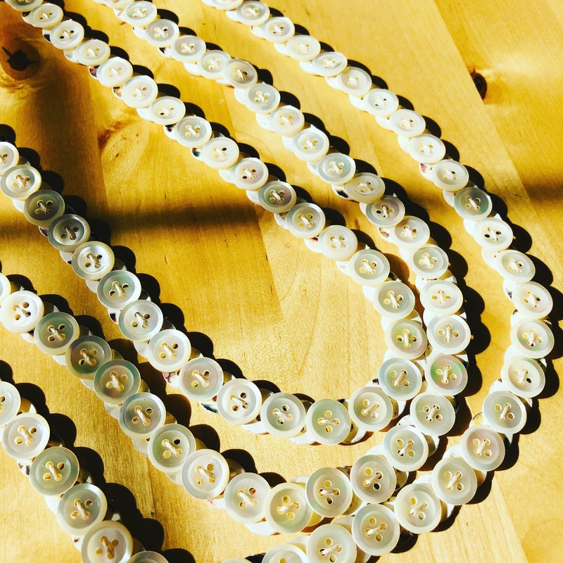 Button Necklace - Etsy
