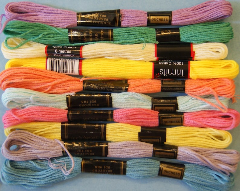 Embroidery Thread Bundle | Etsy