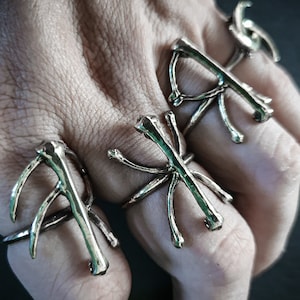 Viking Norse Bind-rune STRENGTH Symbol Adjustable Ring 925 - Etsy