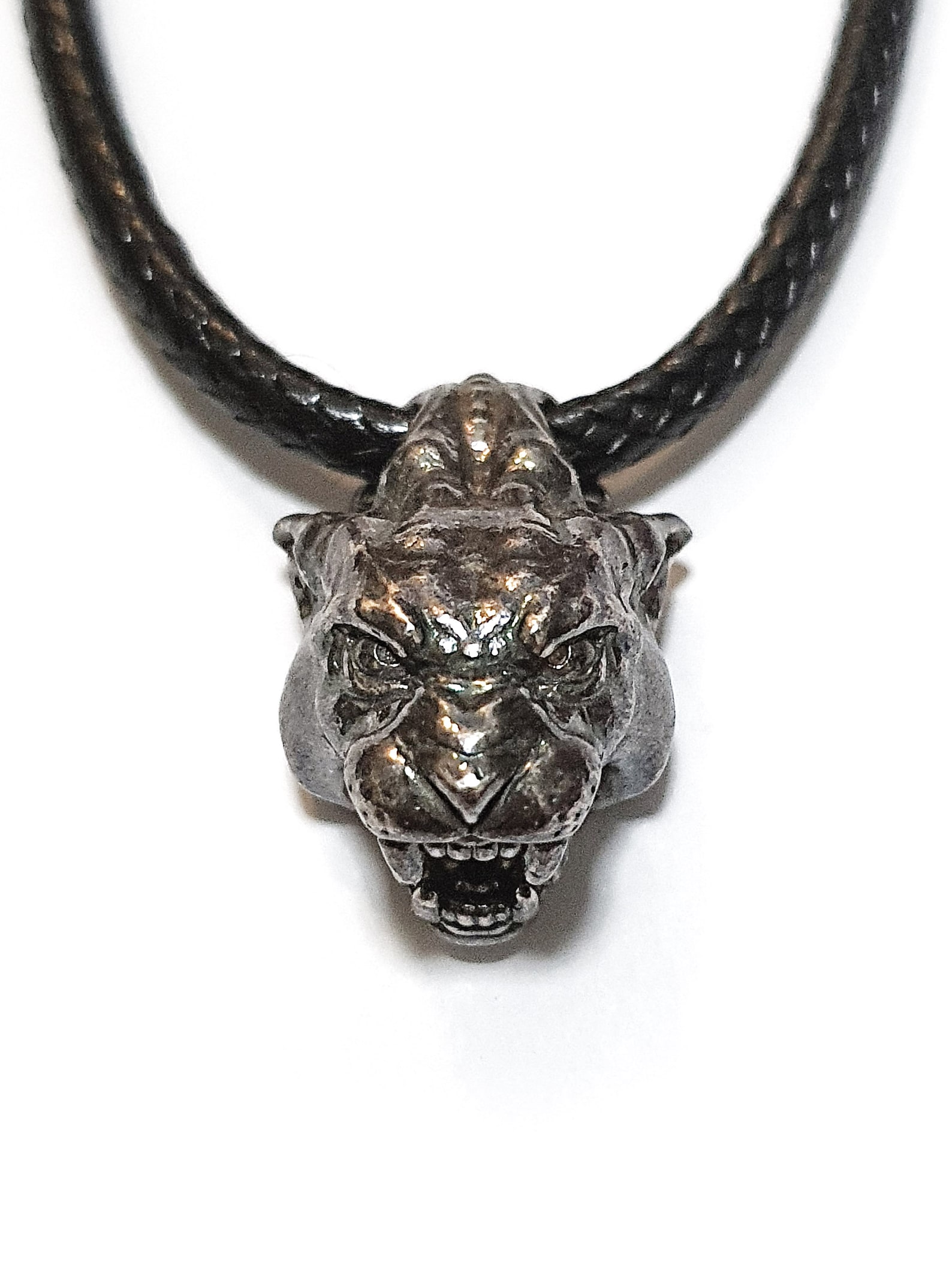 Black Jaguar Panther Puma Leopard Animal Pendant Necklace - Etsy
