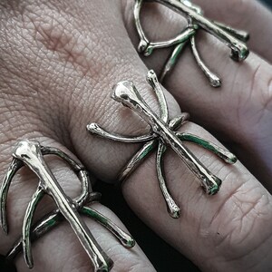 Viking Norse Bind-rune STRENGTH Symbol Adjustable Ring 925 - Etsy