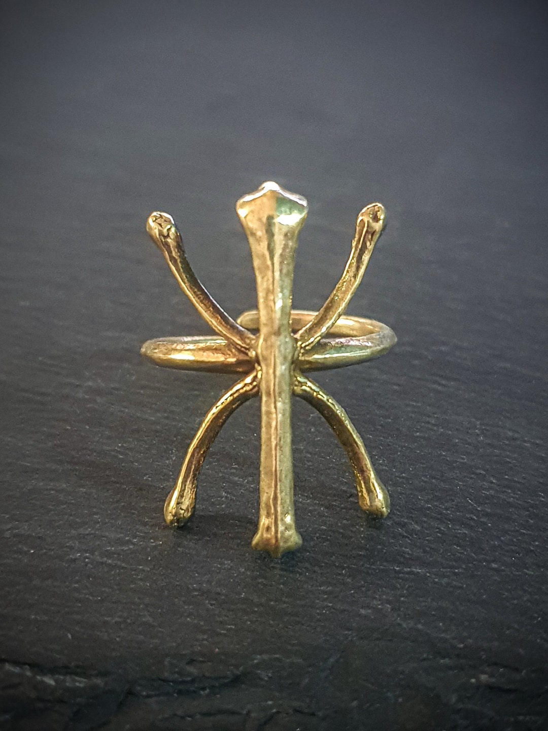 Viking Norse Bind-rune STRENGTH Symbol Adjustable Ring | 925 Silver ...