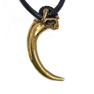 Eagle Talon Claw Pendant | 925 Silver + Brass | for Men Women - Etsy