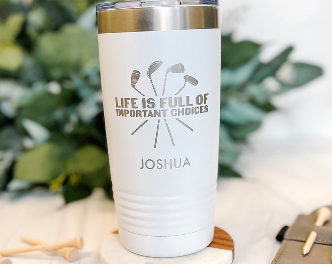 30 Oz YETI Engraved Custom Golf Tumbler - Etsy