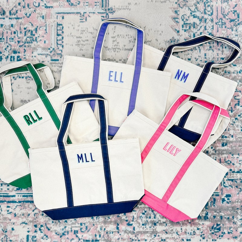 Monogram Tote Bag - Etsy