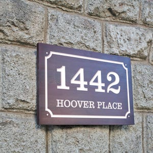 House Number Sign | Address Numbers | Address Plague | House Numbers ...