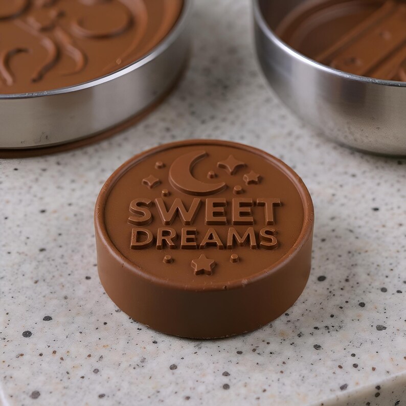 Custom Round Chocolate Mold – Personalized Silicone Mold for Candy ...