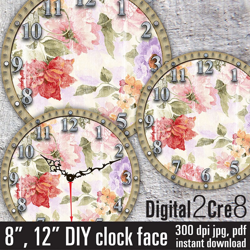Clock Faces - Etsy