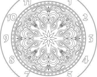 Flowers Pattern Vector File eps for V-bit Cnc Carving - Etsy