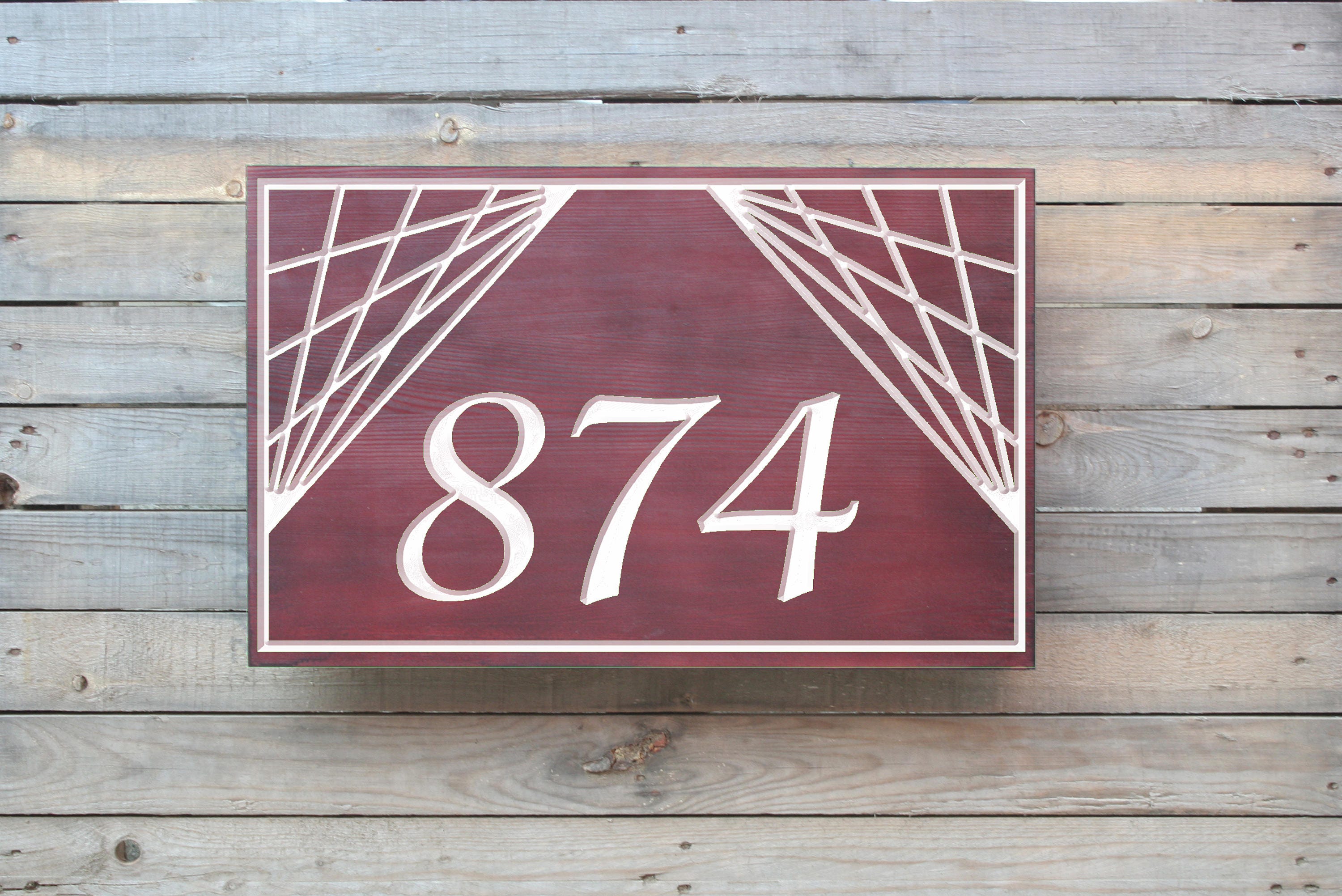 House Number Sign | Address Numbers | Address Plague | House Numbers ...