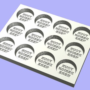 Custom Logo CHOCOLATE MOLD, Custom Silicone Mold, Chocolate Mold, Jelly ...