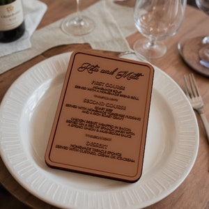 Chocolate Menu Card, Chocolate Mold, Custom Silicone Mold for Wedding ...