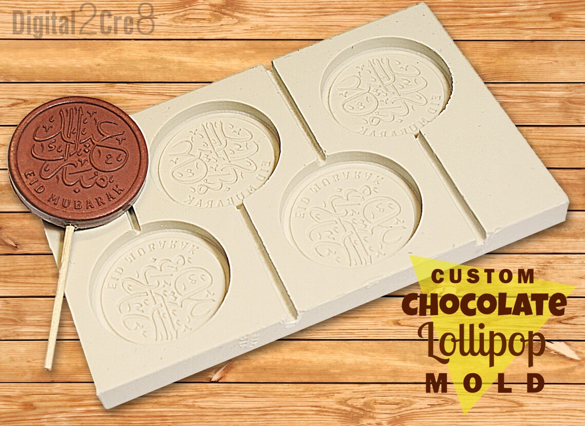 Custom Chocolate Mold LOLLIPOP MOLD Personalized Mold - Etsy