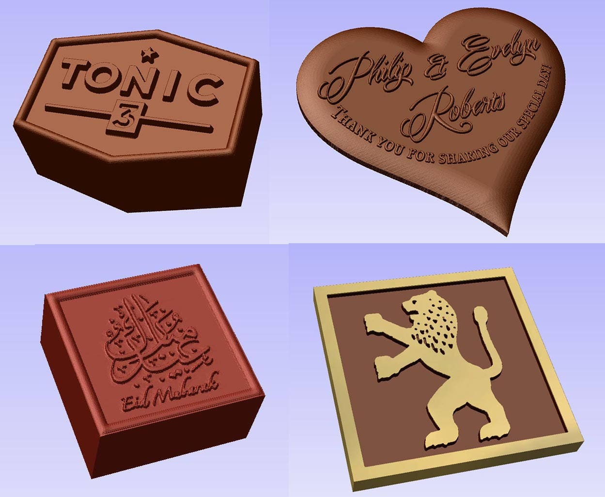 Customize Chocolate Mold Personalized Custom Logo Silicone Mold