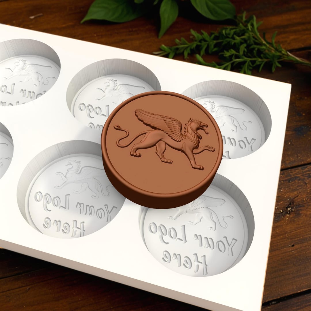 Custom Silicone Round Chocolate Mold - Personalized Candy & Cake Molds ...