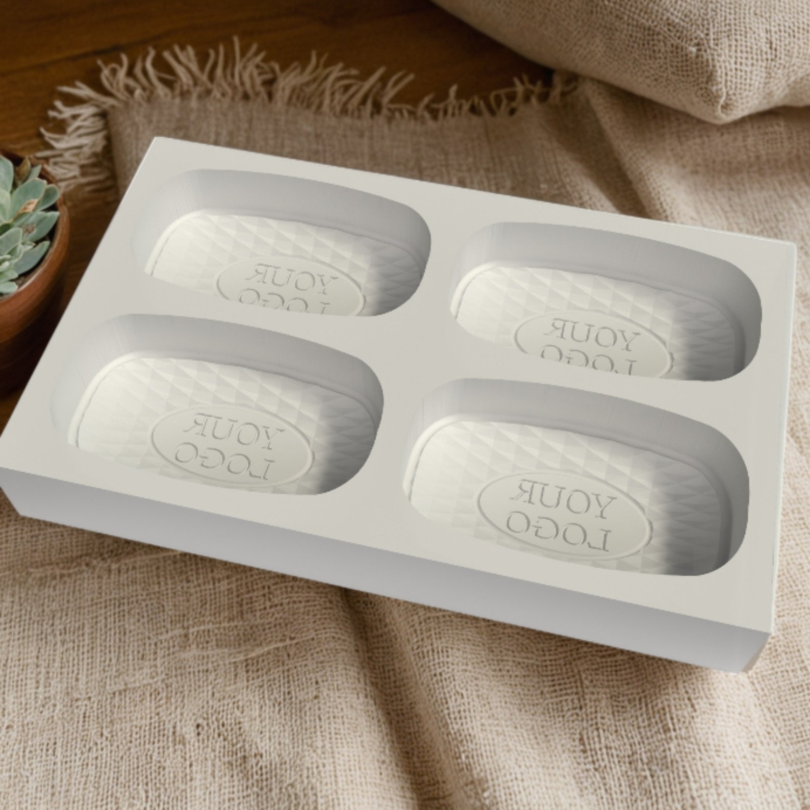 Custom Oval Silicone Soap Mold - Personalized Soap Supplies - Food ...