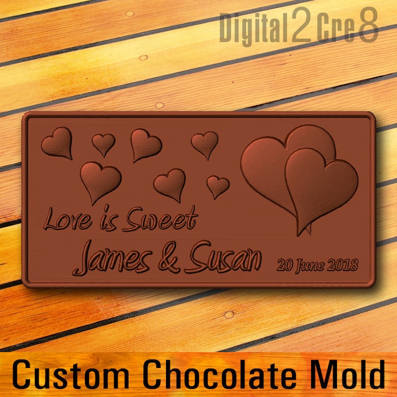 Custom Chocolate Mold Personalized Custom Logo Silicone Mold | Etsy