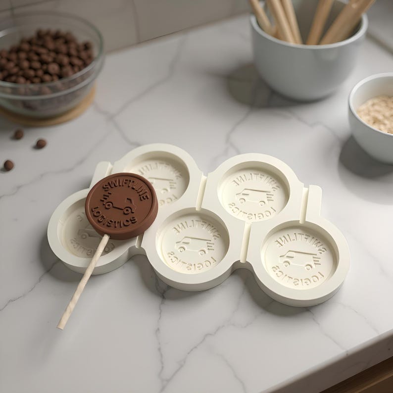 Custom Lollipop Mold – Personalized Chocolate Mold – Custom Silicone ...