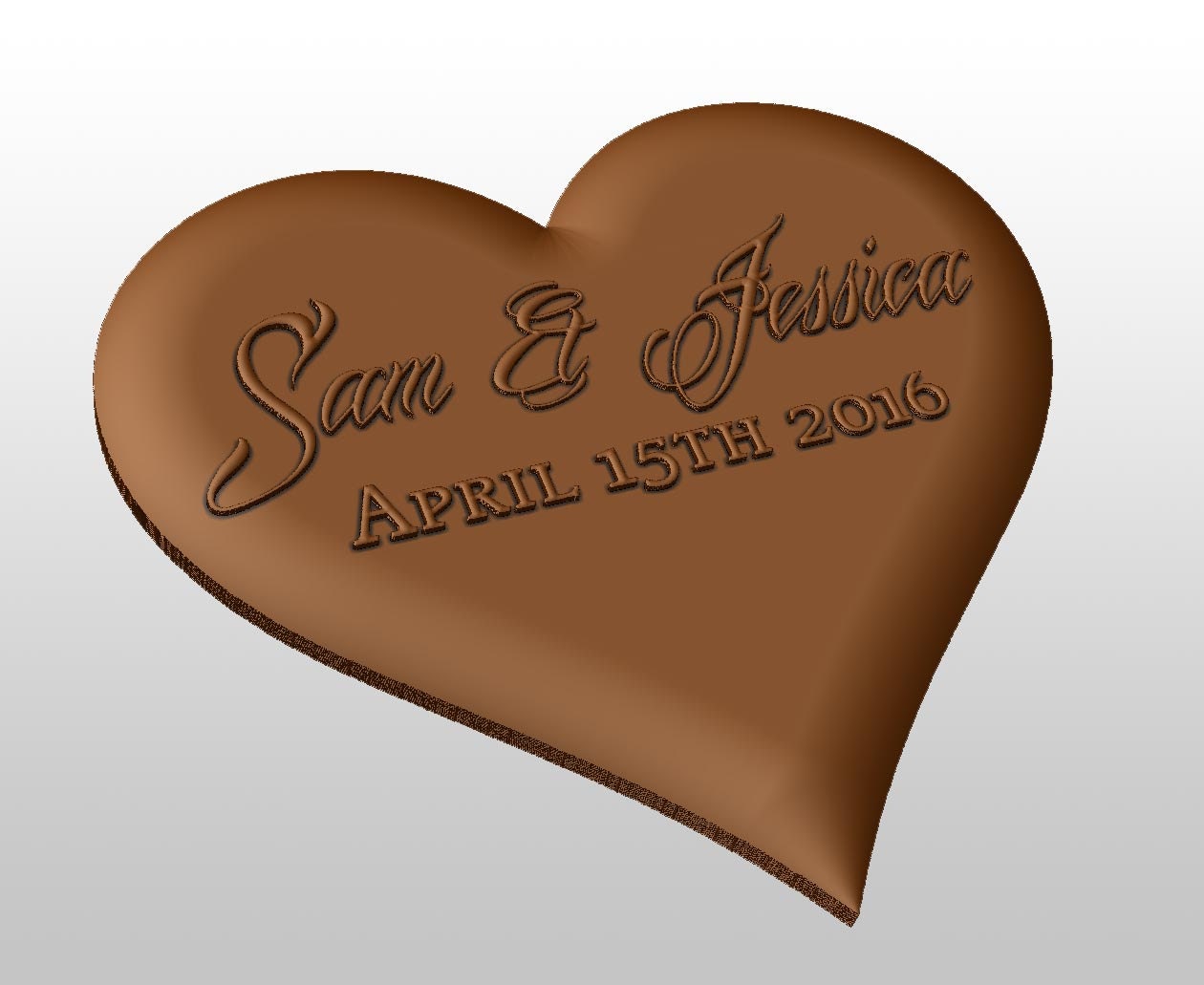 Custom Chocolate Mold Heart Shaped Custom Silicone Mold