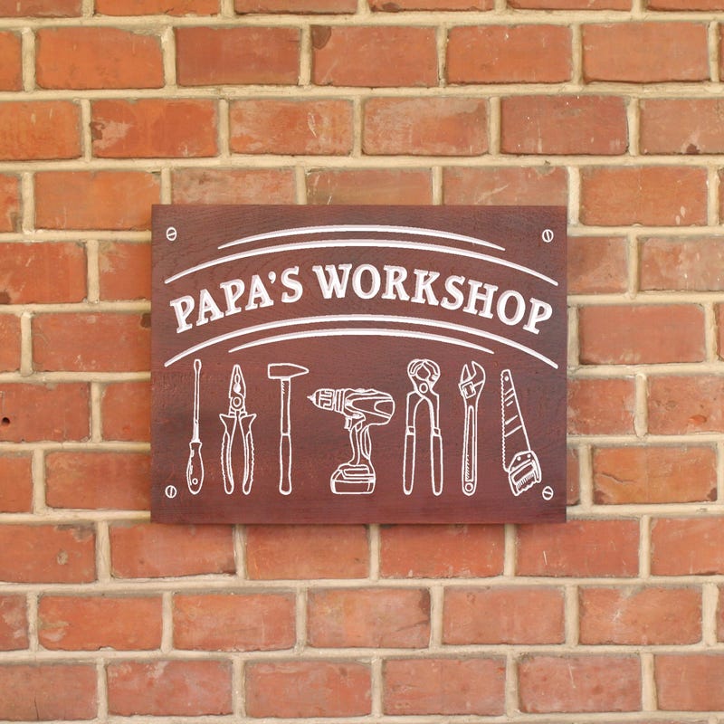 Workshop Sign - Etsy