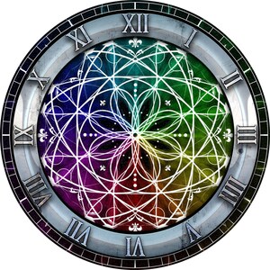 Modern Large Clock Face 12 and 8 Digital Downloads DIY Printable Image ...