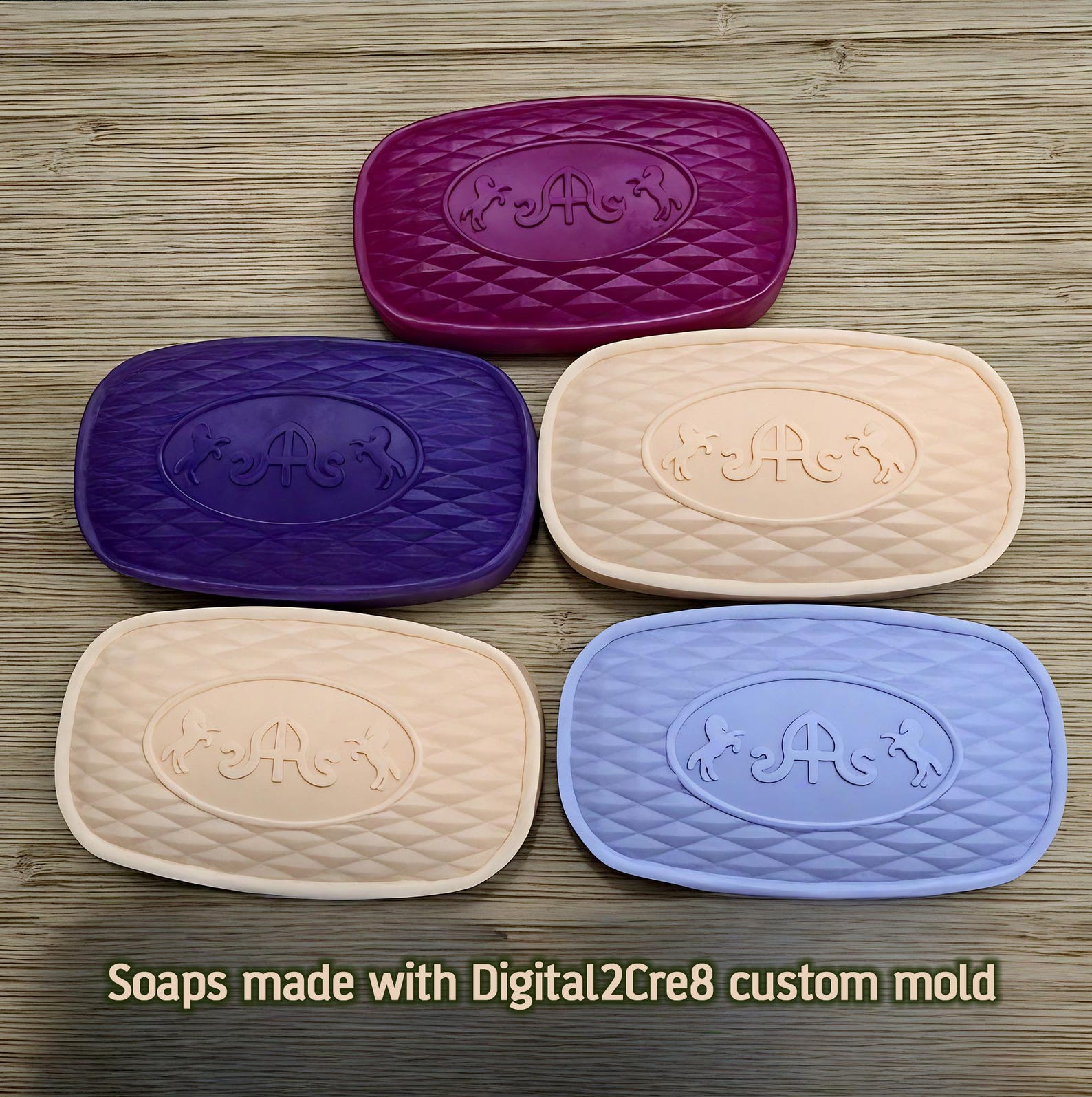 Custom Oval Silicone Soap Mold - Personalized Soap Supplies - Food ...