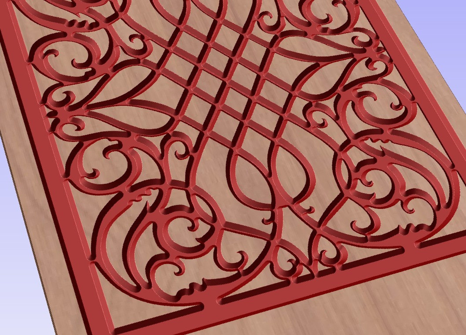 Ornament Vector File eps for V-bit Cnc Carving 01 - Etsy