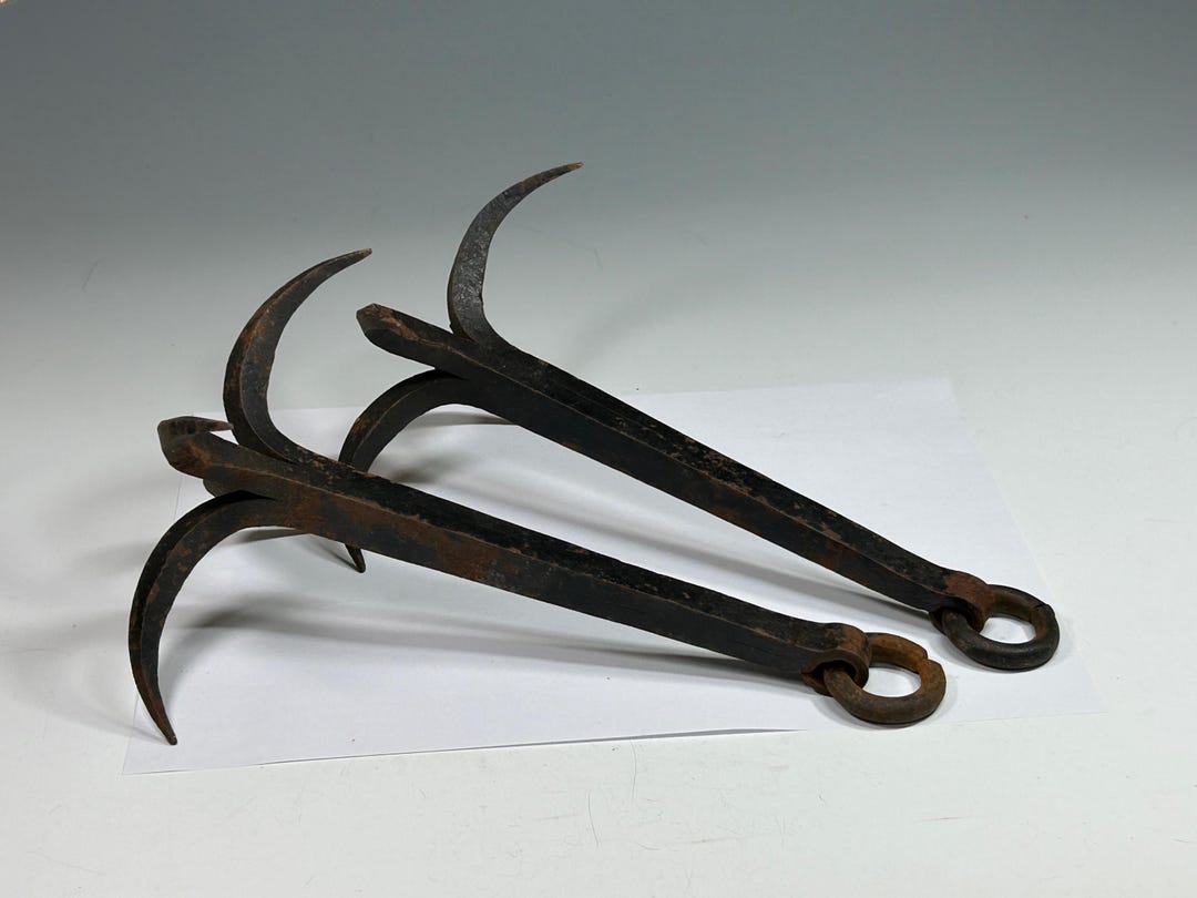 Japanese Vintage Grappling Hooks Kaginawa Large 2x - Etsy