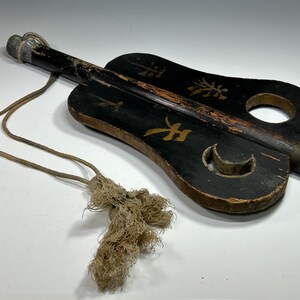 Japanese Antique Sumo-gunbai Wooden Mingei - Etsy