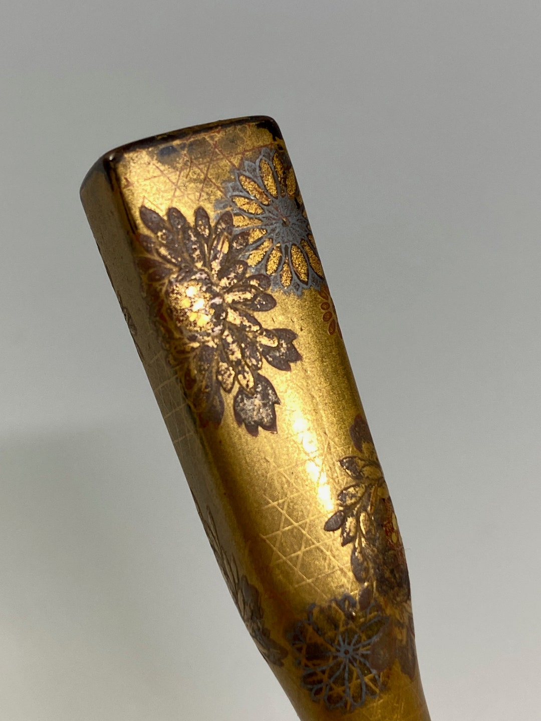 Japanese Antique Kanzashi Hair Accessories Makie Meiji Taisho Etsy