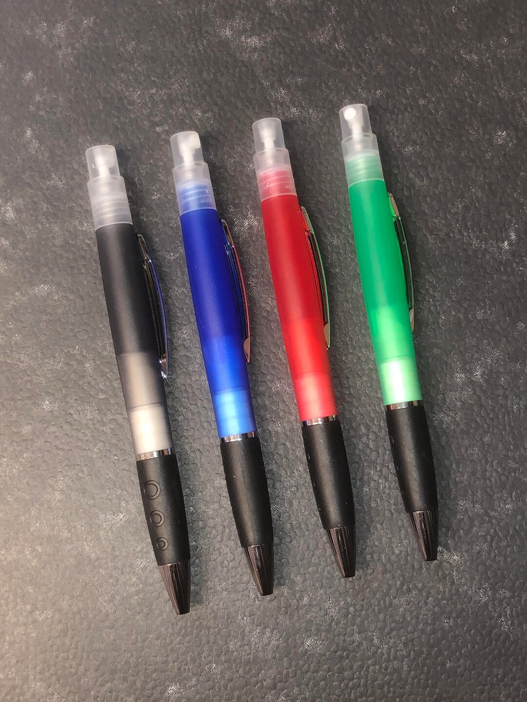 Dual Purpose Atomizer Spray Writing Pens: Choose From Red, Green, Blue ...