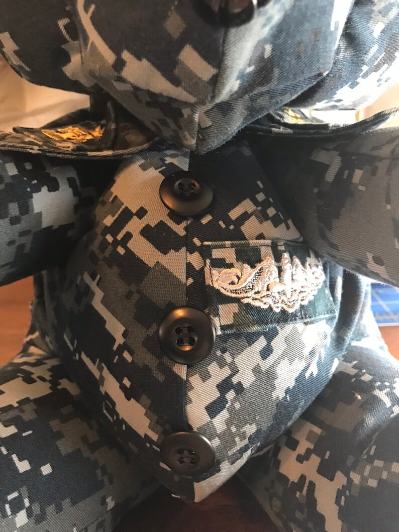 Military Memory Bears Keepsake Retirement Deployment - Etsy