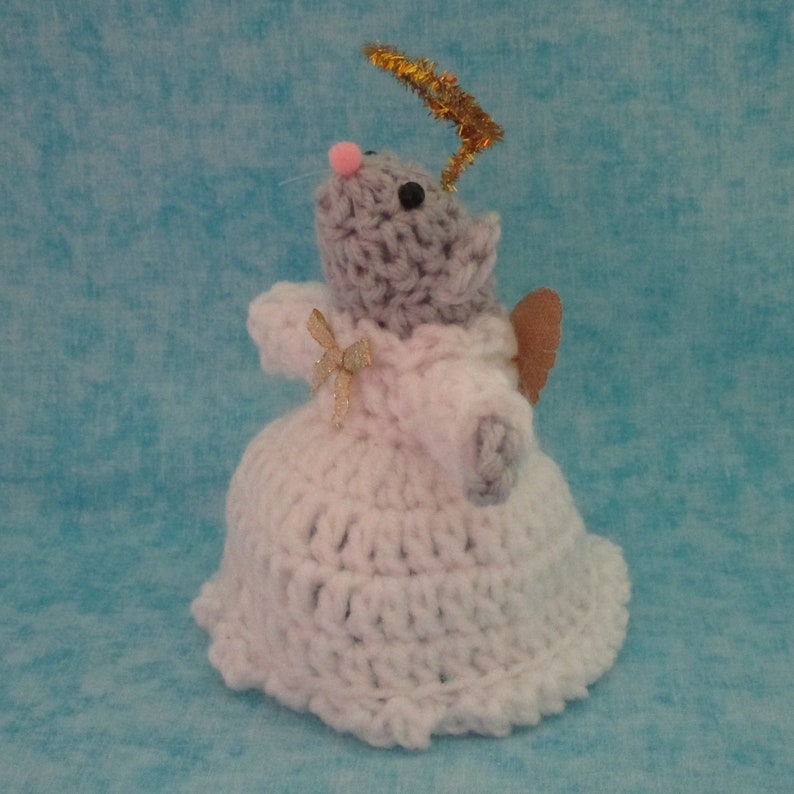 Crochet Angel Mice Set of 2 Christmas and Holiday | Etsy