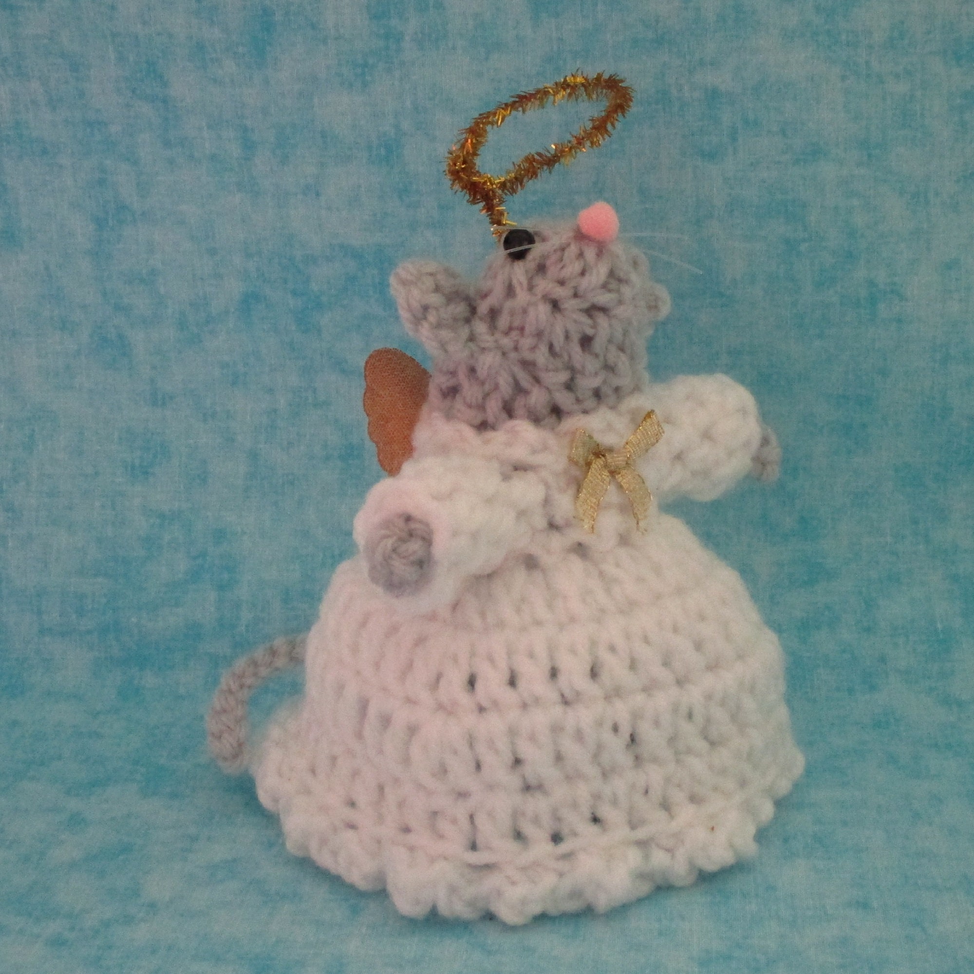 Crochet Angel Mice Set of 2 Christmas and Holiday | Etsy