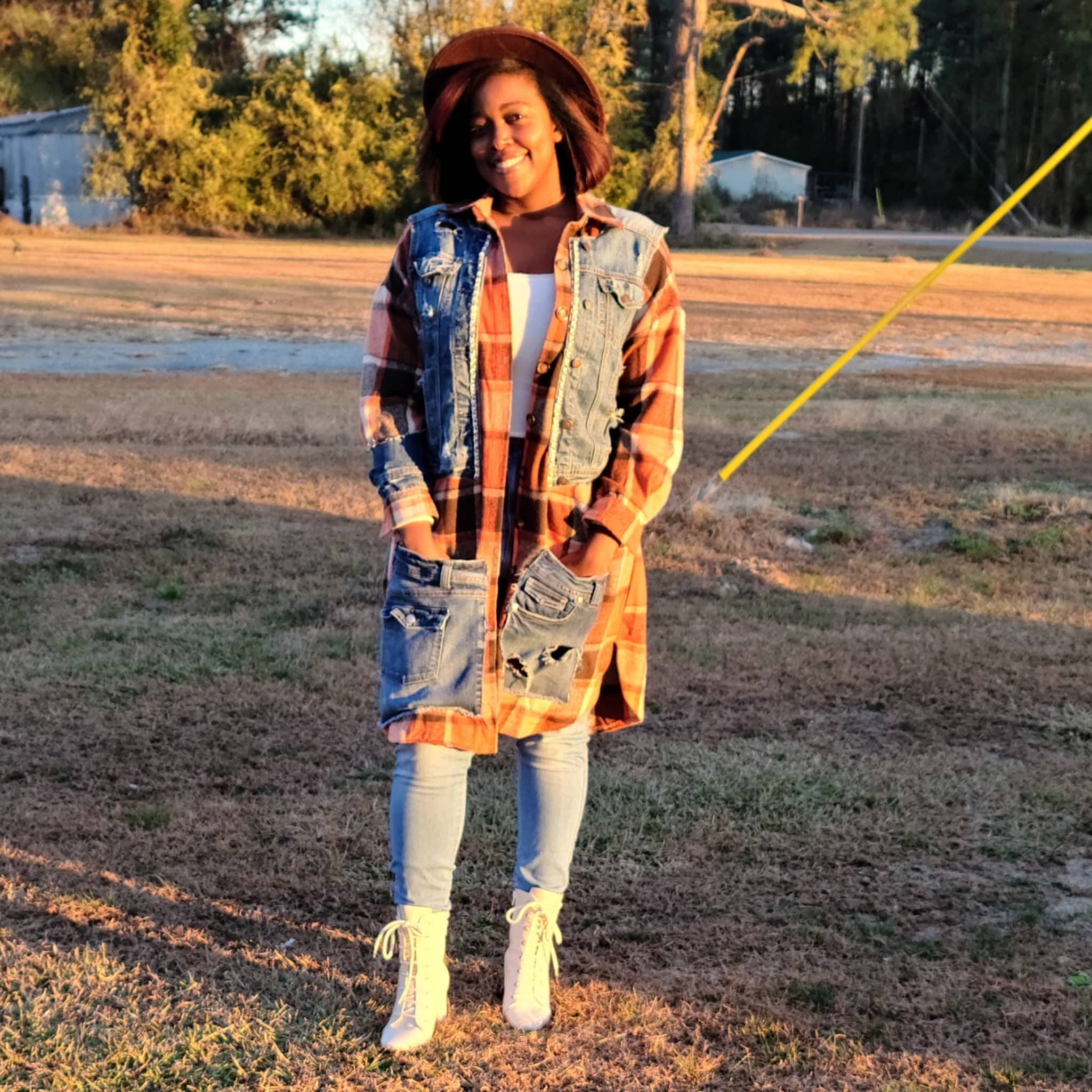 Custom Denim Flannel Shirt - Etsy