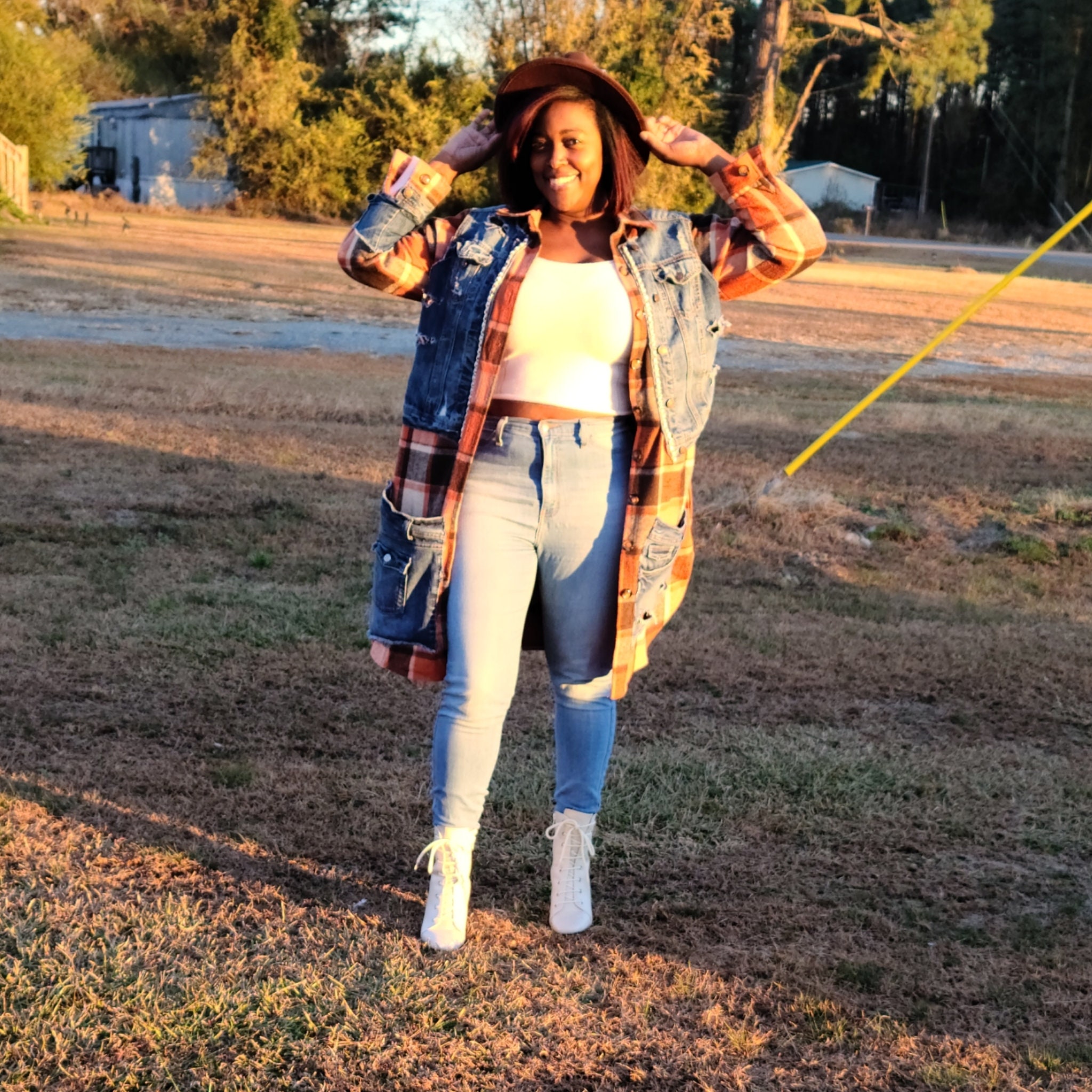 Custom Denim Flannel Shirt - Etsy